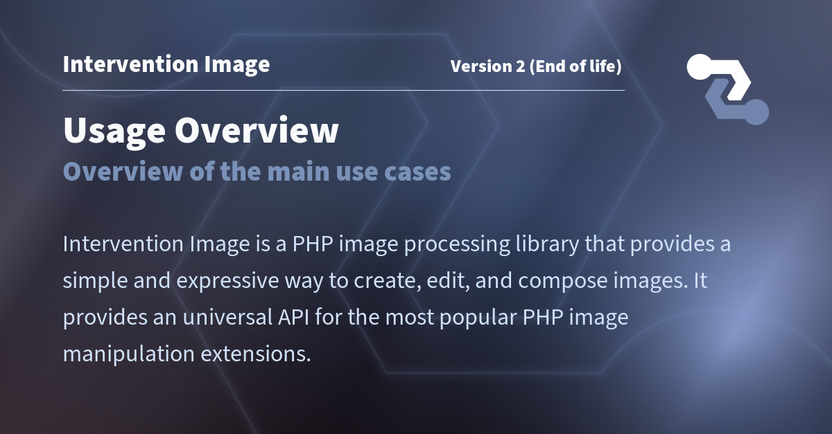 Usage Overview | Intervention Image v2 | intervention.io